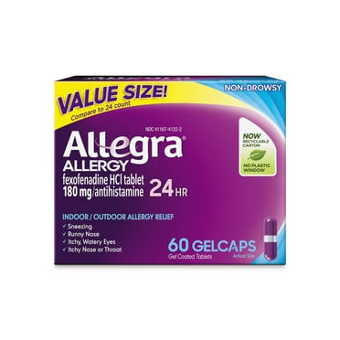 Xyzal Adult Allergy 24HR Allergy Relief Tablets 2x55 Count . - Walmart.com