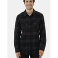 Burnside Men's Modern Fit Plaid Flannel Shirt with Long Sleeves, Sizes ...