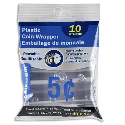 Coin Wrappers-Selectum Plastic, $0.05 10/Pack - Walmart.ca
