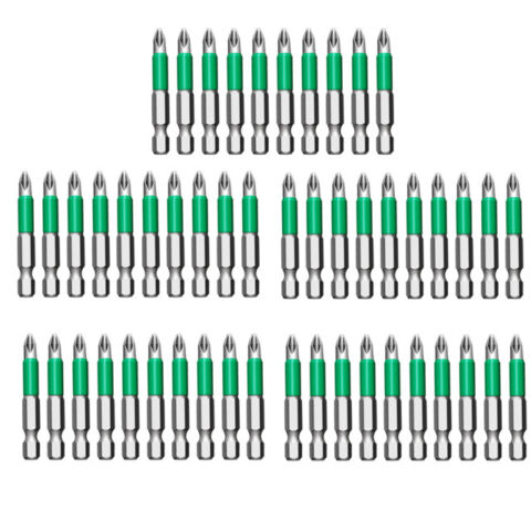 Greener 50x 2" (100mm) PH2 Heavy Duty Anti Slip Magnetic Heavy Duty #2 ...