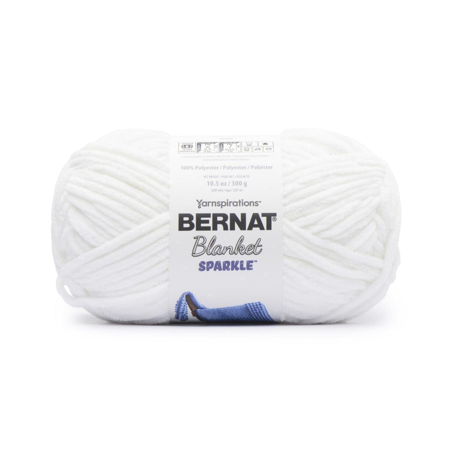 Click here for Bernat Blanket Sparkle Yarn  Polyester #6 Super Bu... prices
