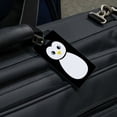 Cute Penguin Black and White Luggage ID Tags Suitcase Carry-On Cards ...