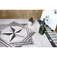 Ambient Rugs Texas Star Rug - 2 ft. x 4 ft., Peach Rustic, Novelty Lone ...