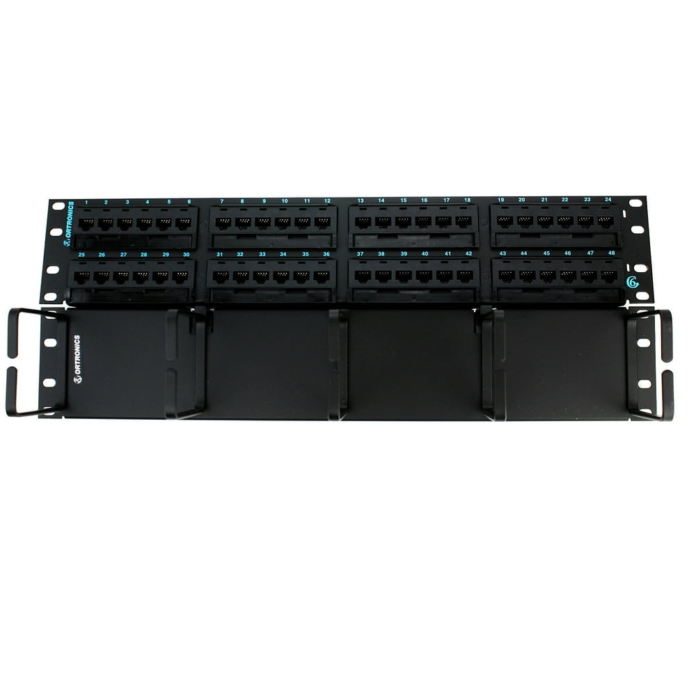 Ortronics OR-PHD66U48HM Clarity 6 Patch Panel With Hinged Cable ...