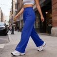biudgviw Yoga Pants with Pockets for Women Stretch High Waisted Wide ...