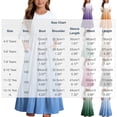 ATORRE Girls Maxi Dress Summer Stylish Ombre Round Neck Short Sleeve ...