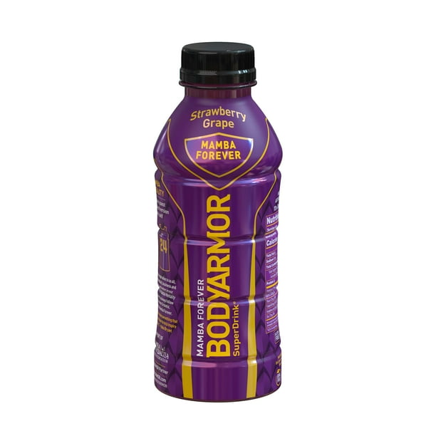 BODYARMOR Sports Drink Mamba Forever Strawberry Grape, 16 fl oz, 1 ...