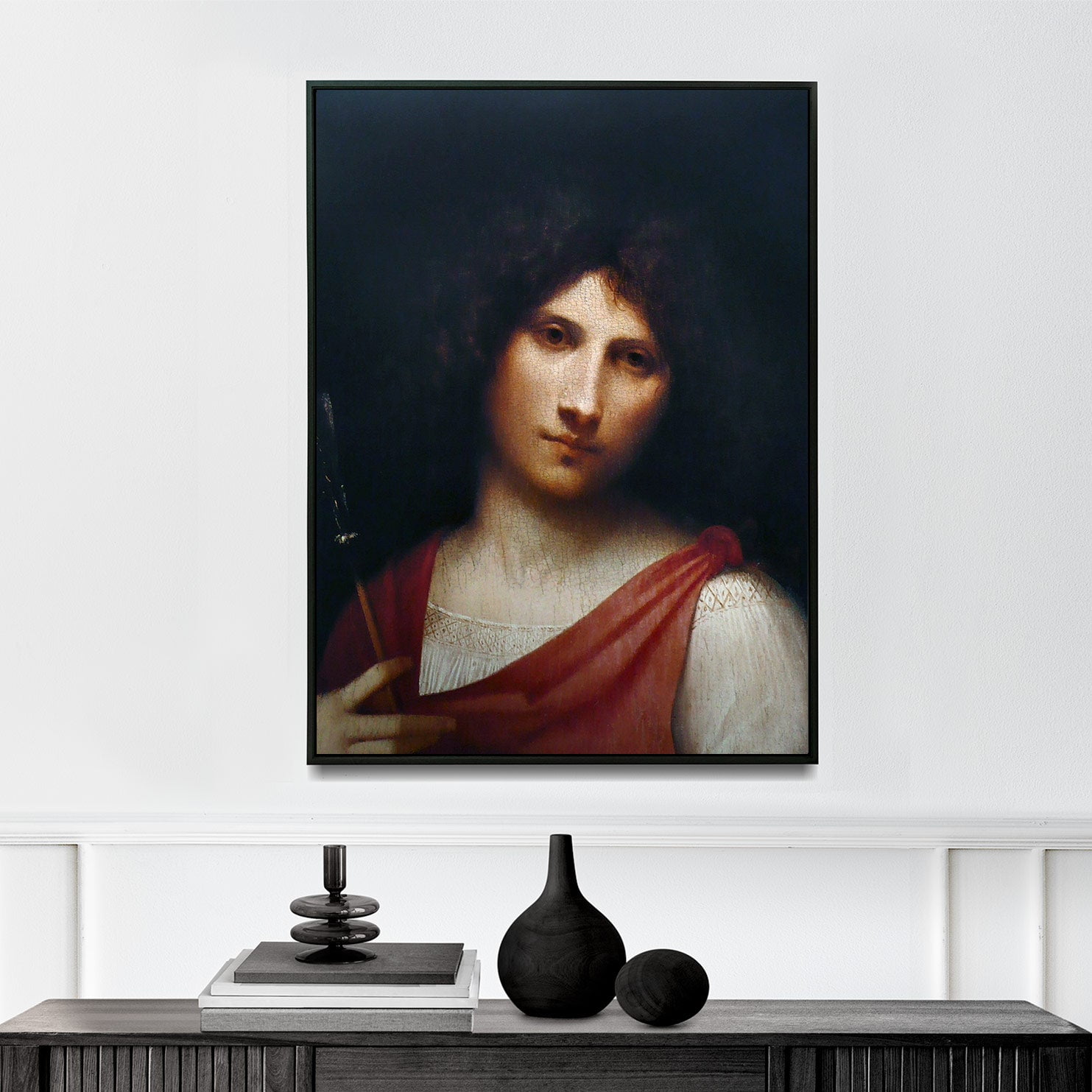 Youth Holding an Arrow - 1506–1508 | Giorgione | Premium Fine Art Print ...