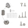 10pcs Knurled Thumb Screws, M6 x 30mm Flat Knurled Head Fully Threaded ...