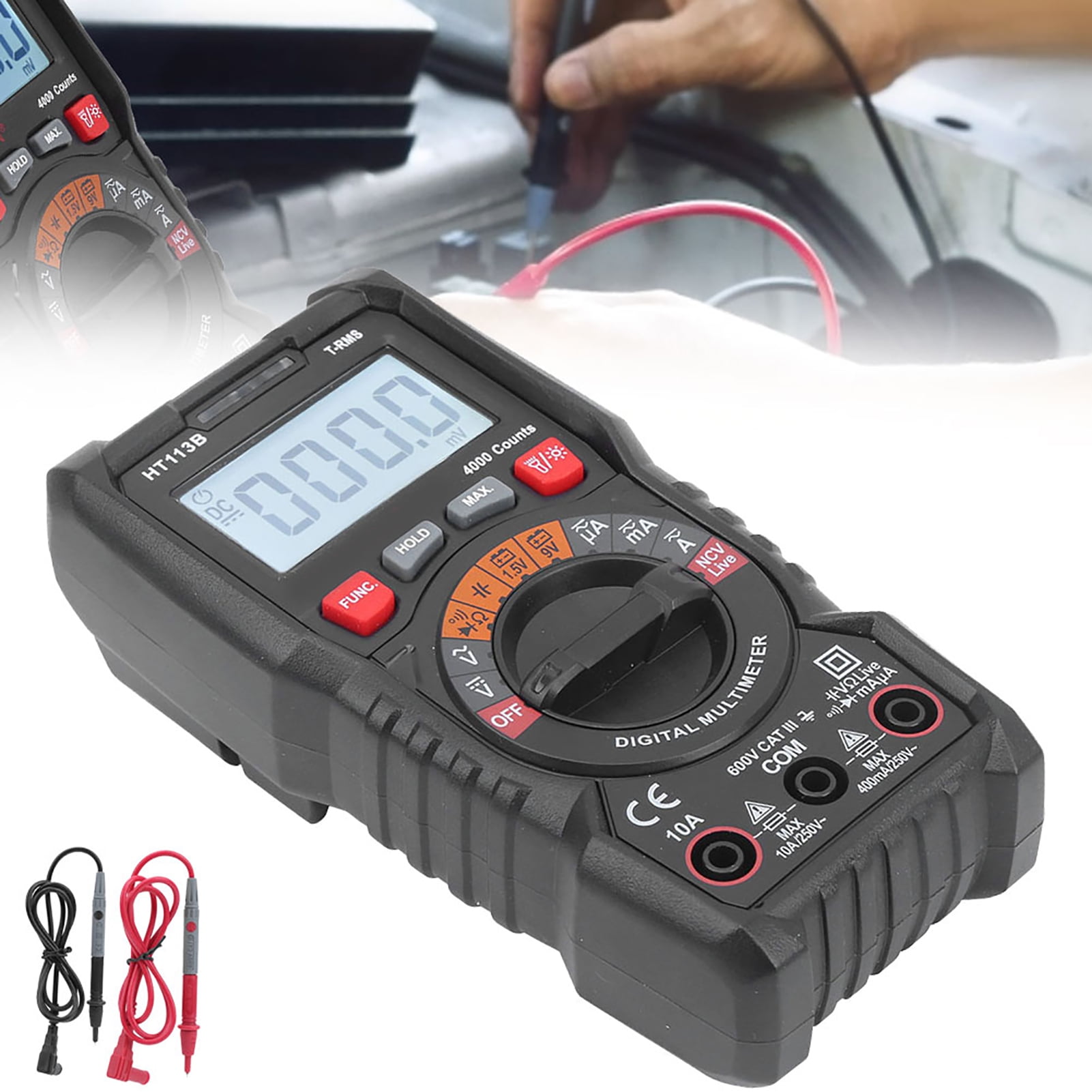 Multímetro digital probador multímetro de alta seguridad y alta ...