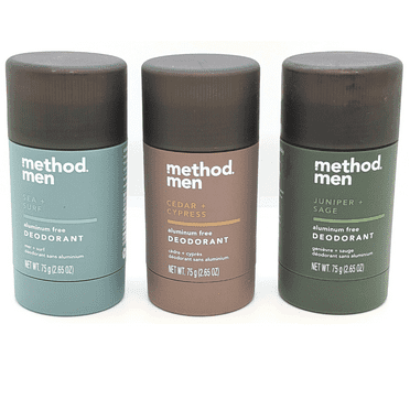 Method Men Aluminum Free Deodorant, Sea + Surf, 2.65 oz - Walmart.com