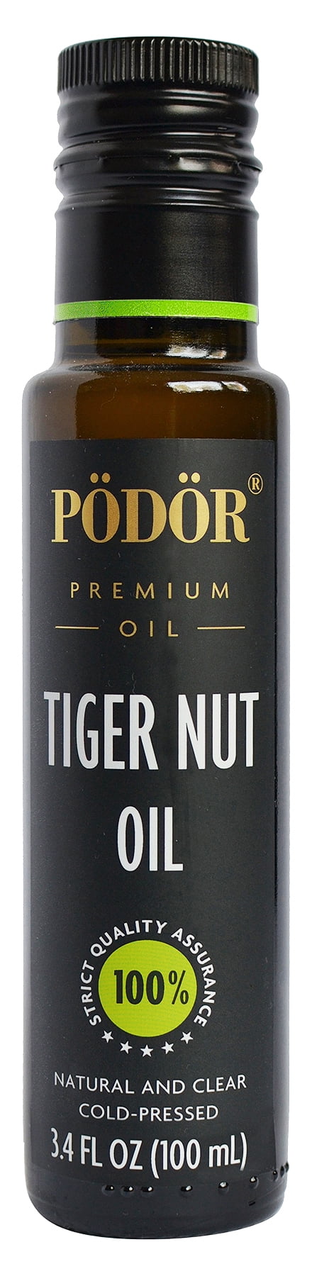 PÖDÖR Premium Tiger Nut Oil - 3.4 fl. Oz. - Cold-Pressed, 100% Natural ...