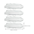 Jert 4 Pcs Corn on The Cob Plates Corn Tray Corn Holders Corn Shaped ...