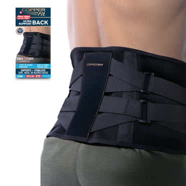 Copper Fit X-Back Brace, Lumbar Support Panel, Adjustable Compression ...