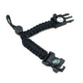Paracord Survival Bracelet with Fire Starter, Compass, Whistle, SOS Led ...