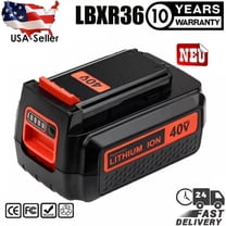 2Pack 40 Volt 4.0Ah Replacement for 40V Lithium Battery LBX2040 LBXR36 ...