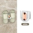 Bathroom Slipper Rack Wall Mount | Non-Perforated Shoe Organizer, Space ...