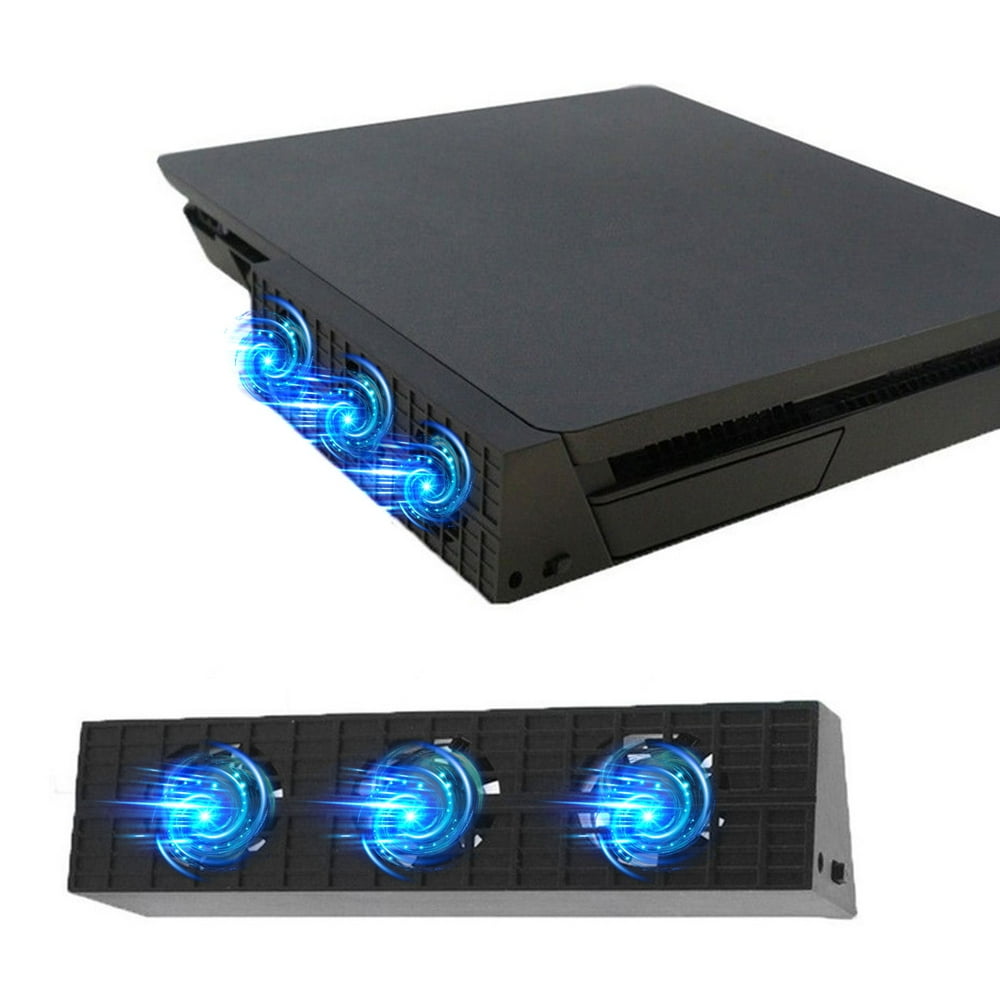 PS4/PS4 Slim/PS4 Pro Turbo Cooling Fan, TSV External USB Cooler with ...