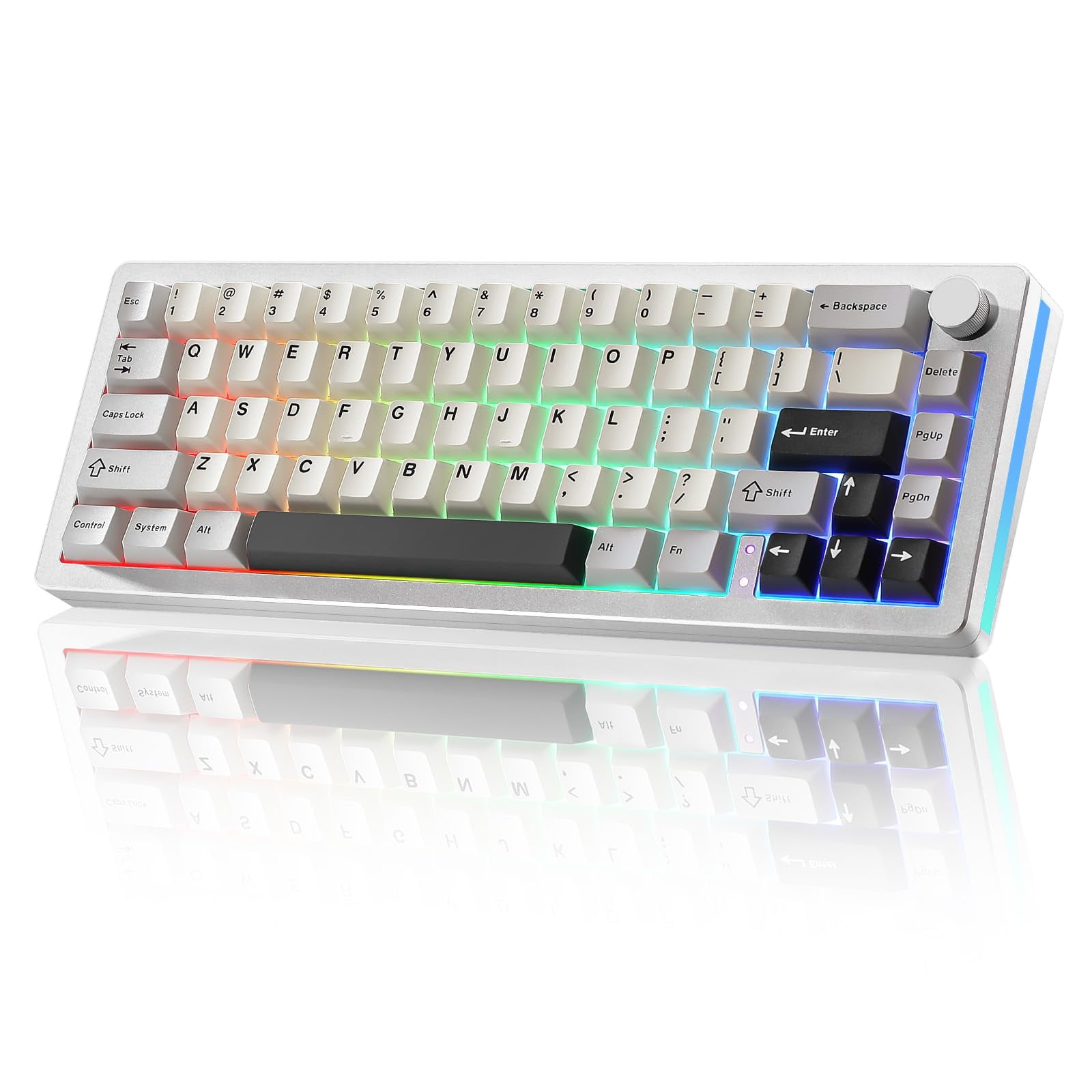 Click here for Yunzii Al66 Wireless Mechanical Keyboard 65 Knob C... prices