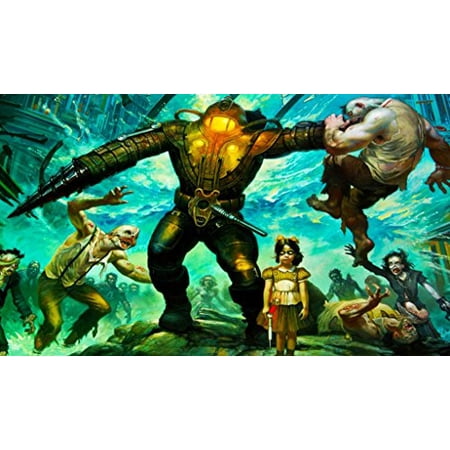 Bioshock TCG playmat, gamemat 24" wide 14" tall for trading card game ...