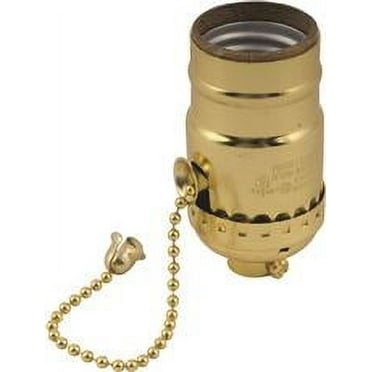 B&P Lamp E26 Medium Base Phenolic Socket with Threaded Shell and Ring ...