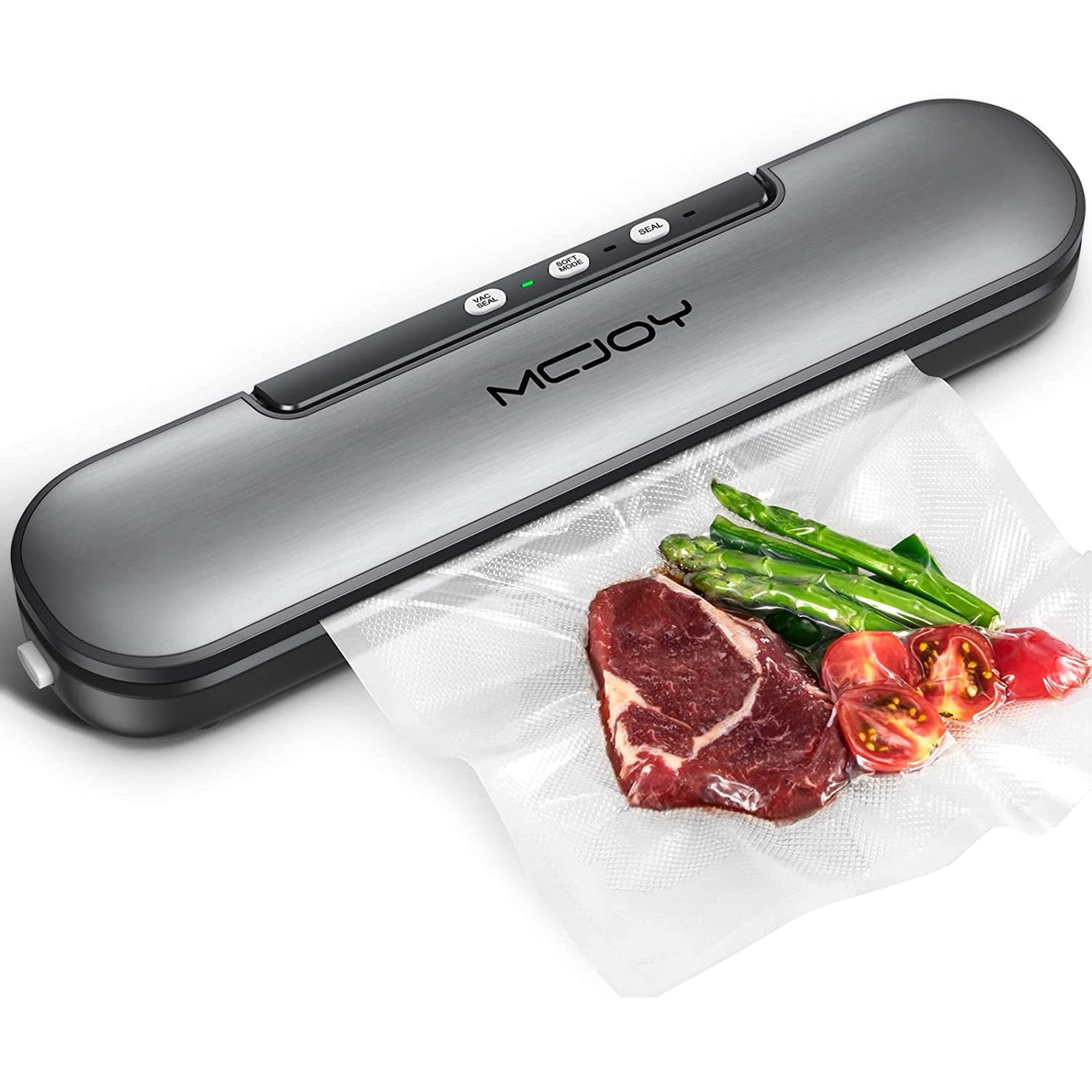 MCJOY Vacuum Sealer Machine，Automatic Vacuum Food Sealer Machine 60KPA ...