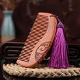 BESTYASH 5Pcs Tassel Hair Comb Set with Sculptural Wood Design for ...