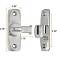 NOGIS 90/180 Degree Door Lock Latch Bolt Lock cam Lock Door and Window ...