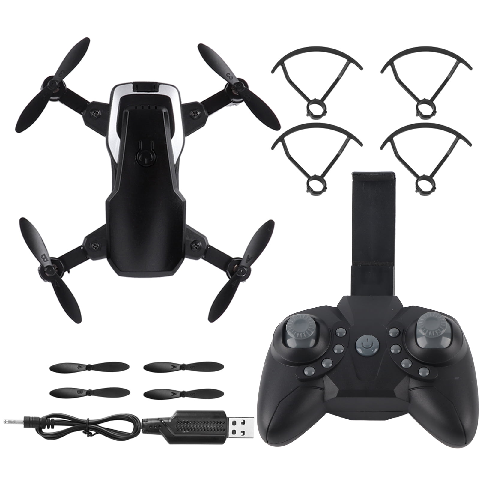 Mini dron plegable con cámara WiFi de 30 W y control de altitud para ...