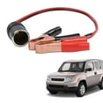 CROSSDESIGN 12V Battery Adapter with Alligator Clamps, 12 Volt 20A Car ...