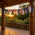 AYktou 8.2 Ft Bunting Banner Garland 4th of July Decorations, Red White ...
