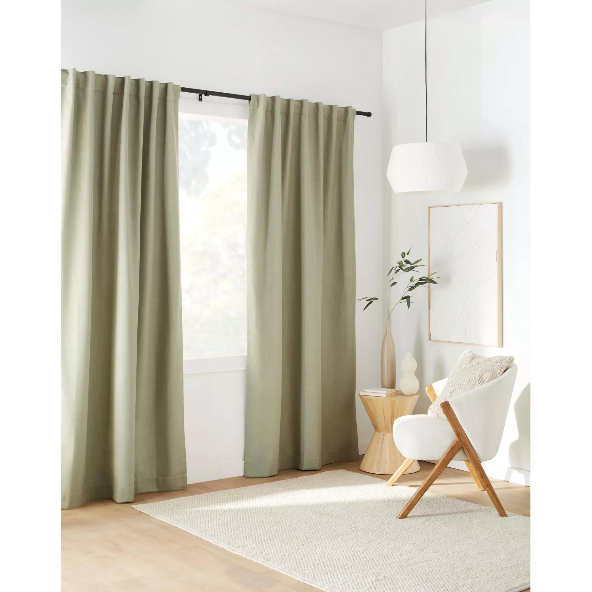 Click here for Bouclair Sage Taha Rod Pocket Back Tab Blackout Cu... prices