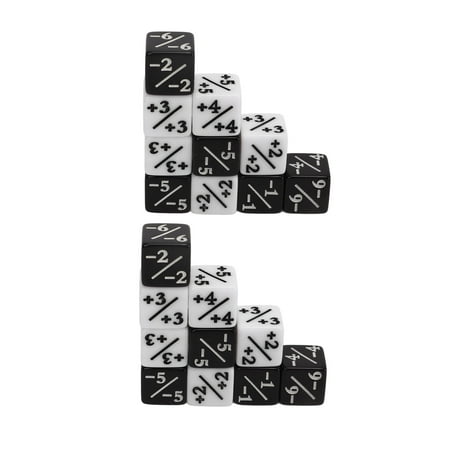 Dice, Positive And Negative Dice Develop Intelligence 20Pcs For ...