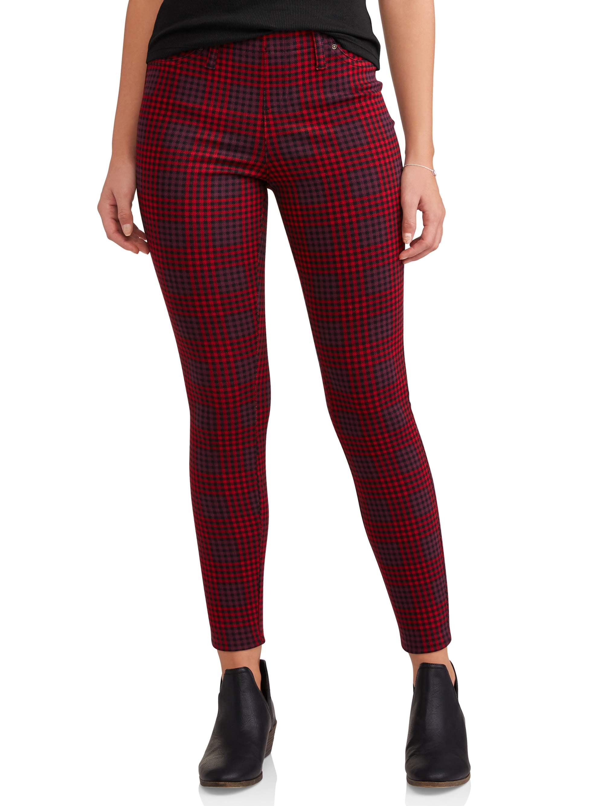 Time and Tru Women's Full Length Soft Knit Color Jeggings - Walmart.com