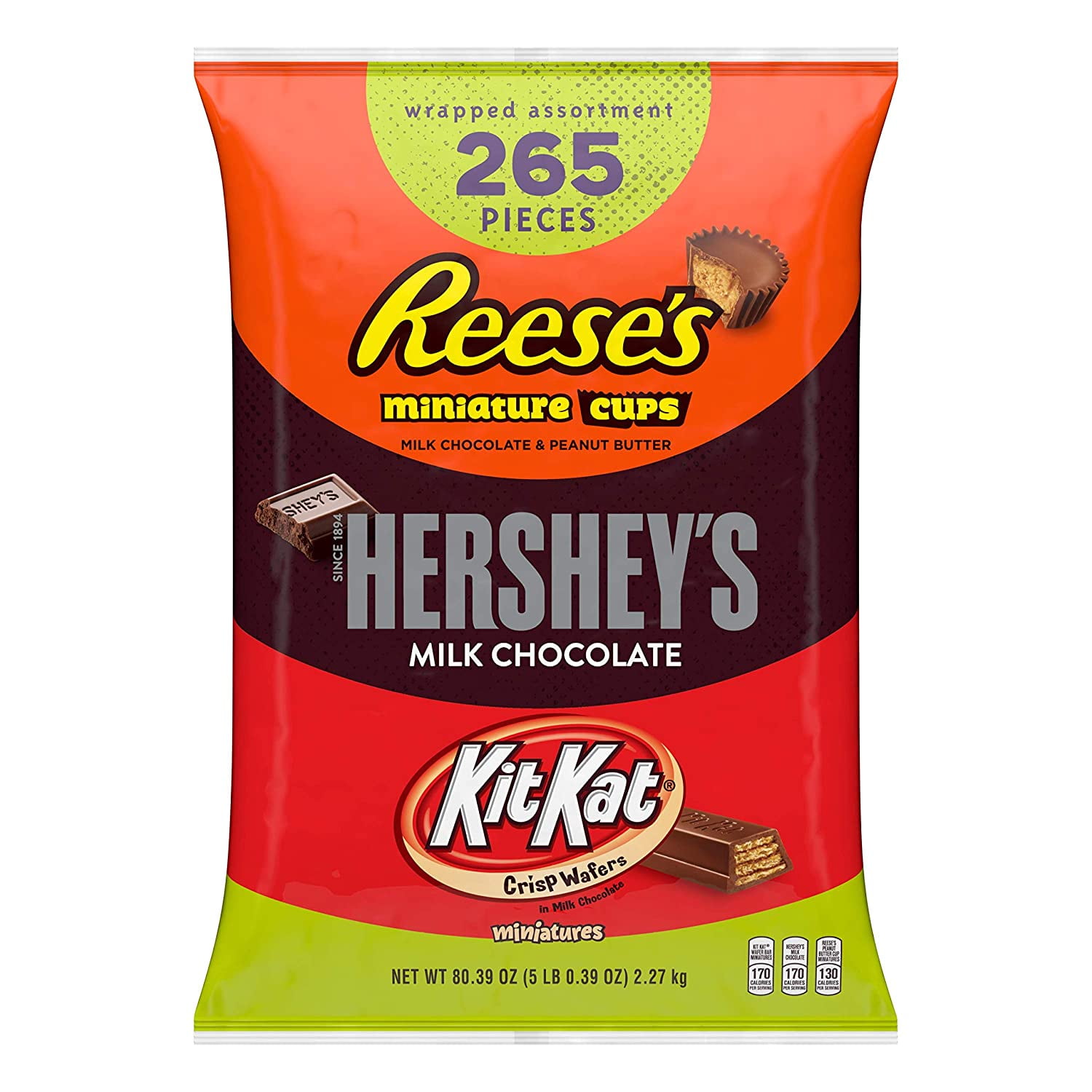 Hershey's, Kit Kat, & Reese's Christmas Candy Bulk Chocolate Variety ...