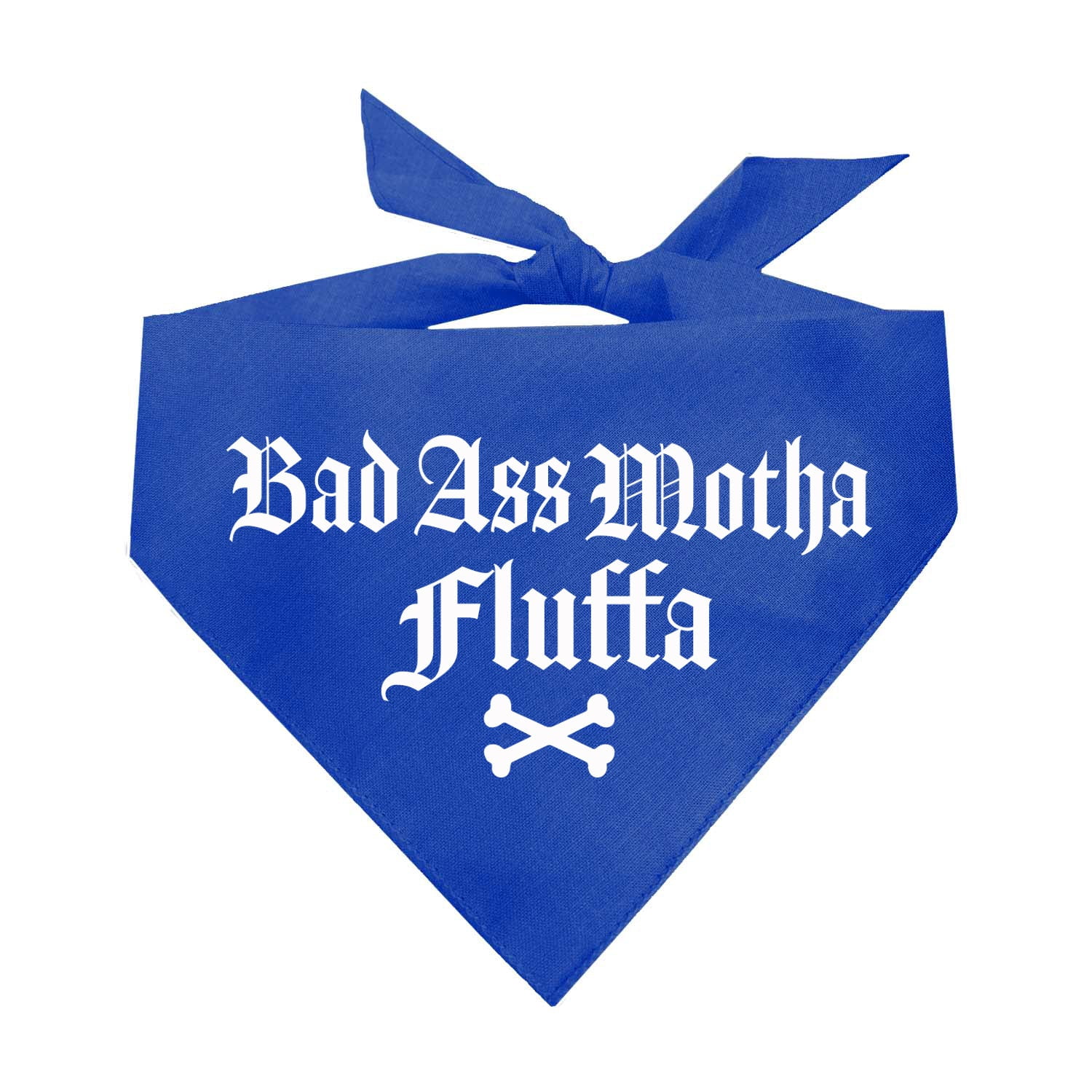 Badass Motha Fluffa Triangle Dog Bandana - Walmart.com