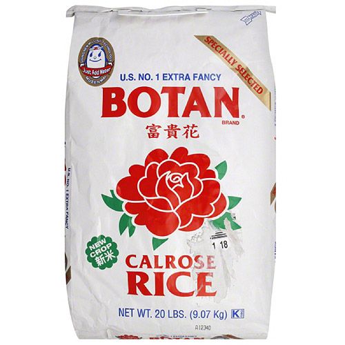Botan Calrose Rice, 20 lbs - Walmart.com