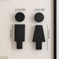Farmhouses Toilet Signs Men and Women Restroom Signs for Enhancing ...