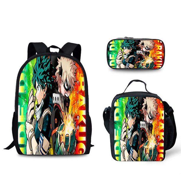 My Hero Academia Primary School Student Theme Schoolbag 3-piece Set ...