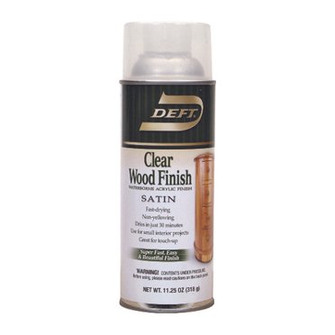 Deft Interior Clear Wood Finish Gloss Lacquer, 12.25-Ounce Aerosol ...