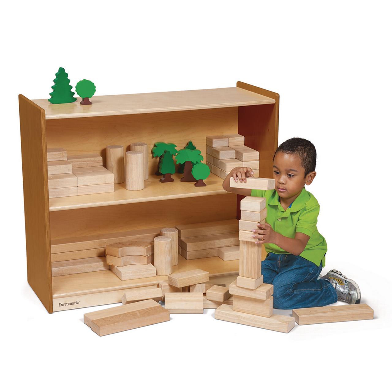 Environments[r] 30" Forest Wood Compact Shelves - Walmart.com