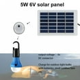 Portable 5W 6V Polycrystalline Solar Panel With Plastic Frame And Dc ...
