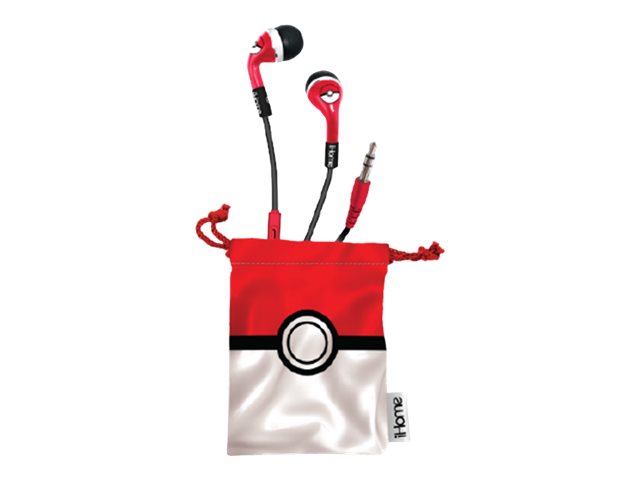 iHome Pokemon - Earphones with mic - in-ear - wired - noise isolating ...
