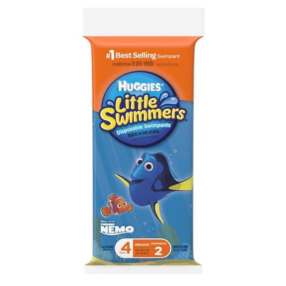 Huggies Little Swimmers Disposable Swim Diapers, Medium 5-6, Finding ...