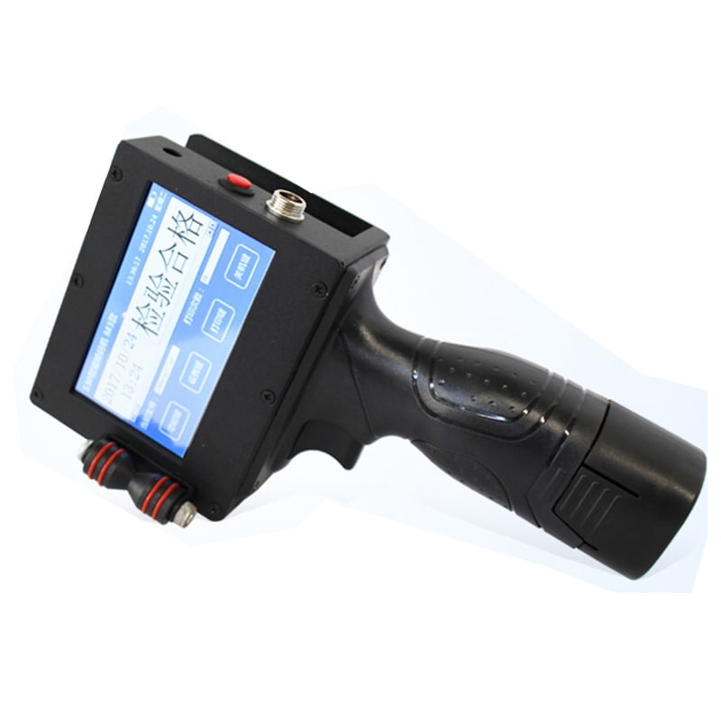 Portable Handheld Inkjet Printer Coding Machine LED Touch Screen Date ...