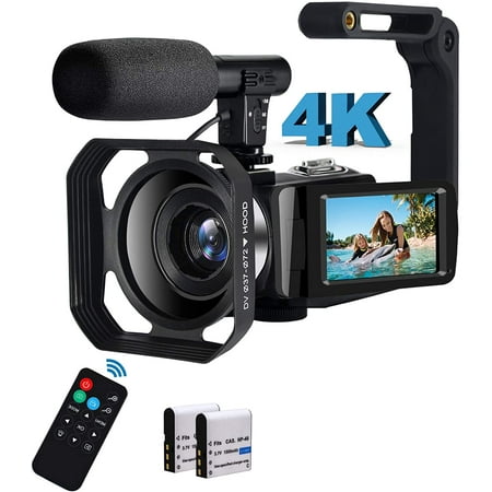 2021 New Video Camera Camcorder Full HD 4K 30FPS 48MP WiFi Vlogging ...