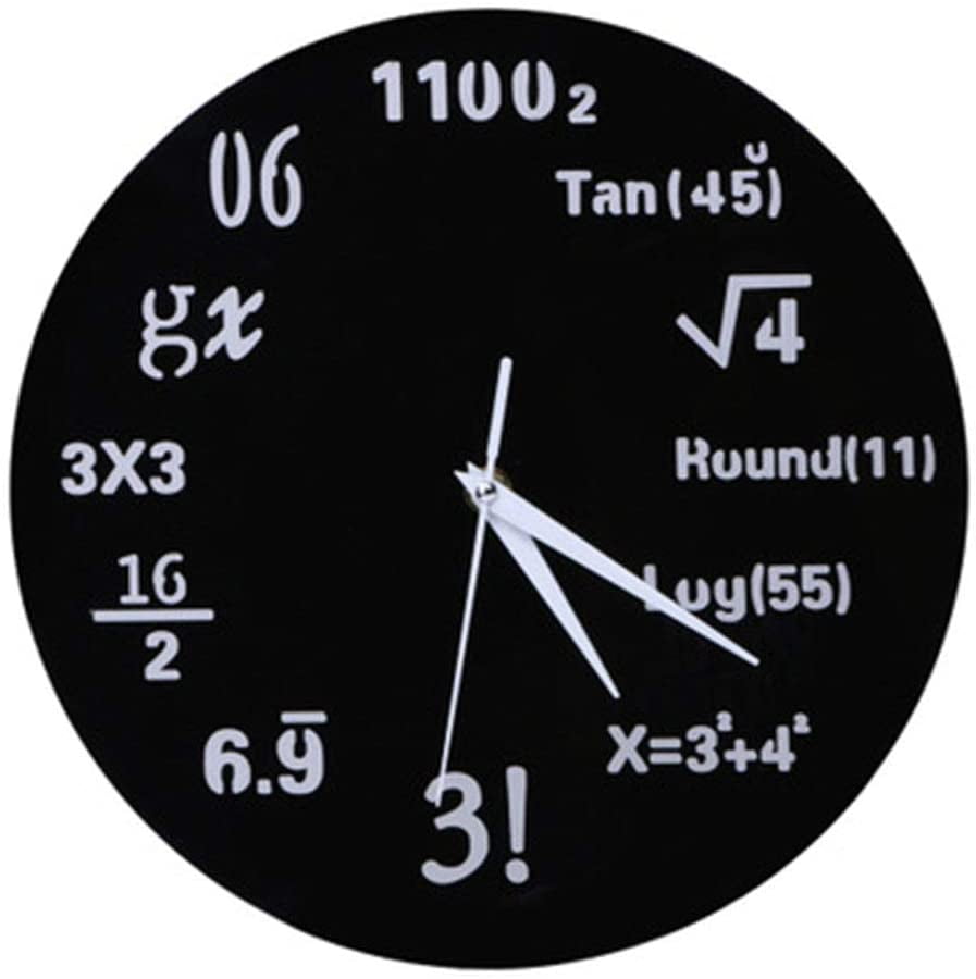 Vientiane Math Clock, Novelty Wall Clock Unique Wall Clock Math Formula ... Vientiane Math Clock, Novelty Wall Clock Unique Wall Clock Math Formula ...