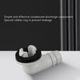 3/5 Inch(15mm) Mini Split AC Drain Elbow Connector with Rubber Gasket ...