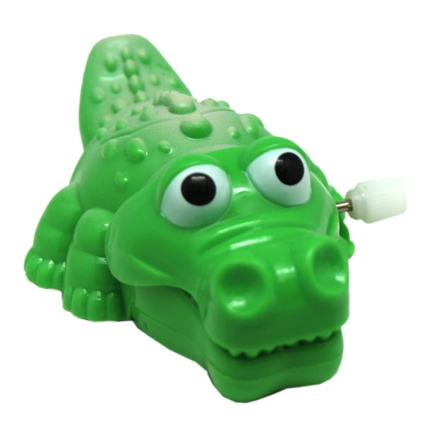 Light Green/White Alligator Munching and Moving Wind-up Kids Toy ...
