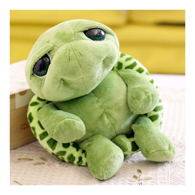 20cm Soft Green Big Eyes Stuffed Tortoise Turtle Animal Plush Doll Toys ...